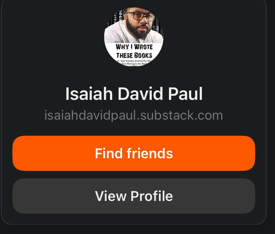 isaiahdavidpaul.substack.com – Isaiah David Paul